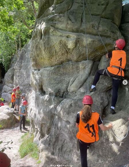 GCSE PE Rock Climbing Trip - News - Robert May's School